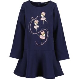 Blue Seven M&auml;dchen Jerseykleid "Sweatkleid", blau, Gr. 122, 100% Baumwolle, Kleider