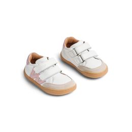 Wheat M&auml;dchen Sneaker "Wheat Sneaker Barres", Gr. 28, rosa, Leder, Schuhe