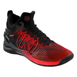 Kempa Kinder Hallenschuh "Hallen-Sport-Schuhe ATTACK MID", Gr. 10,5, schwarz, Obermaterial: 100% Textilmaterial TEXMAT., Schuhe