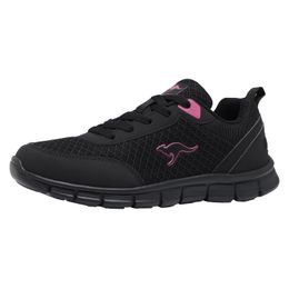 Kangaroos Damen Sneaker "K-RF BETHY", Gr. 38, schwarz, Synthetik, Textil, Schuhe, Atmungsaktiv
