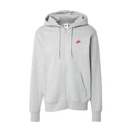 Nike Sportswear Sweatjacke 'CLUB' Herren Gr&ouml;&szlig;e M grau