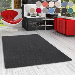 OTTO home Teppich &raquo;Fortis, Schlinge, Made in Netherlands&laquo; rechteckig 5 mm H&ouml;he Uni Farben, gekettelt, auch als L&auml;ufer, strapazierf&auml;hig, Wohnzimmer 