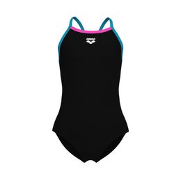arena Badeanzug 'Light Drop Solid' M&auml;dchen Gr&ouml;&szlig;e 140 royalblau / pink / schwarz / wei&szlig;