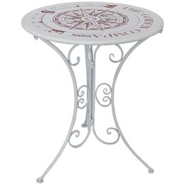 Garden Pleasure Gartentisch &raquo;Bayo&laquo; Balkontisch, OTTOs Choice, Platz f&uuml;r zwei Personen, mit Schriftzug wei&szlig; B/H/T: 60cm x 70cm x 60cm