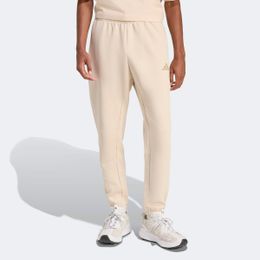 Herren Sporthose "FUTURE ICONS SMALL LOGO", beige, Gr. S, adidas Sportswear, Obermaterial: 67% Polyester, 33% Baumwolle, Hosen