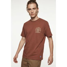 Jack & Jones JACK & JONES Herren T-Shirt "JPRBLULUKE SS TEE", rot, Gr. XS, bedruckt, Jersey, Obermaterial: 100% Baumwolle, Shirts