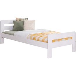 Ticaa Massivholzbett &raquo;"Bert", FSC -zertifiziert (Kiefer), Jugendbett, mit Lattenrost&laquo; 90x200cm, 100x200cm, 140x200cm, ideal f&uuml;r das Kinder- und Jugendzimmer