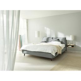 Joka Polsterbett &raquo;Arte&laquo; Strukturbezug, Flexinet Matratze in H2 oder H3 w&auml;hlbar grau Liegefl&auml;che L&auml;nge B: 200cm x 180cm, Struktur, H&ouml;he Bett: 55cm H&ouml;he