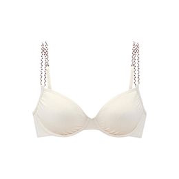 s.Oliver Damen B&uuml;gel-Bikini-Top "Ada"creme, Gr. 44, Strukturmuster, Recycling-Polyamid, Bikini-Oberteile, mit gemusterter Strukturware