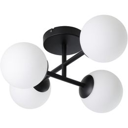 Eglo LED Deckenleuchte &raquo;CASTROVIDO Deckenlampe - Stahl - G9 - 4X4,2W - IP44&laquo; G9 1 Stk. Wohzimmerlampe, Esszimmerlampe, Flur, Schlafzimmer,