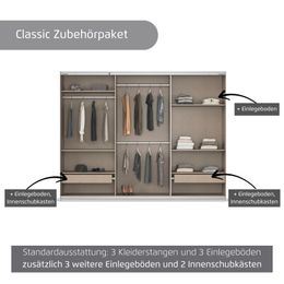 OTTO home Kleiderschrank &raquo;Mehrzweckschrank Aktenschrank M&ouml;bel Mietswohnung Schlafzimmer AVOLA&laquo; 3 verschiedene Ausstattungen BASIC/CLASSIC/PREMIUM (