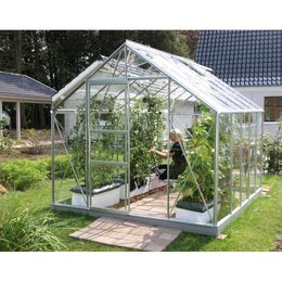 Vitavia Gew&auml;chshaus &raquo;Merkur 8300&laquo; silber B/H/T: 254cm x 317cm