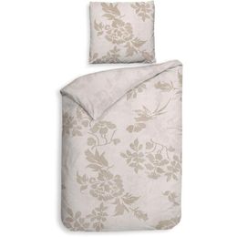 Bettw&auml;sche &raquo;Heckettlane Bettw&auml;sche Ling&laquo; 2 Bettw&auml;sche aus 100% Baumwolle, hochwertige Mako-Satin, ab 135x200 cm. beige Mako-Satin, Obermaterial: 100% 