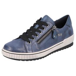 Remonte Damen Plateausneaker , Freizeitschuh, Halbschuh, Schn&uuml;rschuh mit Au&szlig;enrei&szlig;verschluss blau 41