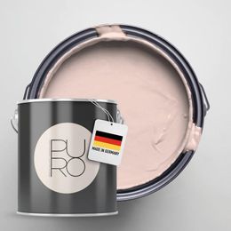 A.S. Cr&eacute;ation Wandfarbe &raquo;Premium Innenwandfarbe PURO Tuchmatt rosy beige&laquo; ideal f&uuml;r Wohnzimmer, Schlafzimmer, Flur und K&uuml;che, Farbwelt Beige 2,5 l 2,5ml