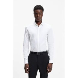 Hugo Herren Hugo Businesshemd &raquo;Erondo&laquo; Cutaway-Kragen, Extra slim fit, b&uuml;gelleichte Qualit&auml;t wei&szlig; 44, N-Gr