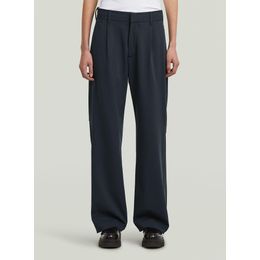 G-Star Raw G-STAR Damen Chinohose "Bowey Pleated Chino", schwarz, Gr. 29, Obermaterial: 63% Polyester, 25% Viskose, 8% Wolle, 4% Elasthan, Hosen