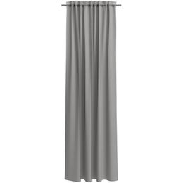 Neutex for you! Vorhang nach Ma&szlig; &raquo;EVA&laquo; Multifunktionsband 1 Stk. tlg. Uni-Voile mit elegantem Glanz grau Obermaterial: 100% Polyester 280cm, 