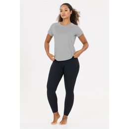 ENDURANCE ATHLECIA ATHLECIA Damen T-Shirt "Gaina V3"grau, Gr. 38, unifarben, 90% Polyester, 10% Elasthan, Shirts, mit atmungsaktiver Eigenschaft