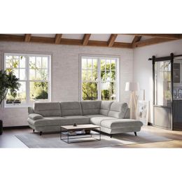 OTTO home Ecksofa &raquo;Pike L-Form, B: 266 cm&laquo; optional Schlaffunktion & Bettkasten 92% POLYESTER (PES) / 8% POLYAMID (PA) B/H/T: 266cm x 90cm x 217cm, 