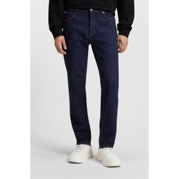 Hugo Herren Tapered-fit-Jeans "Brody", blau, Gr. 34, Denim/Jeans, Obermaterial: 99% Baumwolle, 1% Elasthan, Jeans, mit Stone-washed-Finish