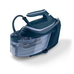 Philips Dampfb&uuml;gelstation &raquo;PSG6023/20 PerfectCare 6000 Series&laquo; 1.800 ml Wassertank 2.400 Watt, OptimalTemp & SteamGlide Plus B&uuml;gelsohle, 500gr Dampfsto&szlig; blau 
