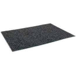 PRIMAflor-Ideen in Textil Nadelvliesteppich &raquo;MALTA&laquo; rechteckig 2,5 mm H&ouml;he Uni-Farben, strapazierf&auml;hig & pflegeleicht, Kurzflor, Nadelvlies grau 
