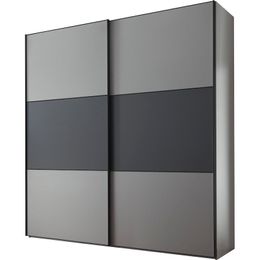 STAUD Schwebet&uuml;renschrank &raquo;Includo, Made in Germany&laquo; Mit vier verschiedenen Ausstattungsvarianten grau Holzwerkstoff saphir, B/H/T: 188cm x 222cm x 