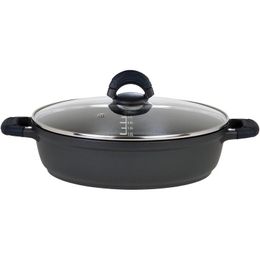 GSW Br&auml;ter &raquo;SilcoGuss noir&laquo; 1 Stk. tlg. Aluminiumguss schwarz 2,7 l + &Oslash; 24cm