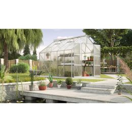 Vitavia Gew&auml;chshaus &raquo;Uranus 8300&laquo; silber B/H/T: 254cm x 317cm