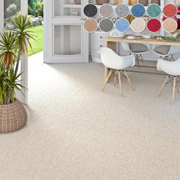 OTTO home Teppichboden &raquo;Fortis, Schlinge, Gesamth&ouml;he 5 mm, Made in Netherlands&laquo; rechteckig meliert, Breite 400 cm, strapazierf&auml;hig, Wohnzimmer beige 