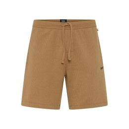 BOSS Herren BOSS Pyjamashorts &raquo;Waffle Shorts&laquo; braun L, N-Gr