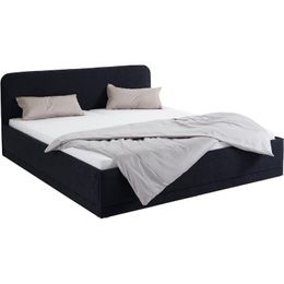 Westfalia Schlafkomfort Polsterbett inkl. Bettkasten bei Ausf&uuml;hrung mit Matratze schwarz Bezug Bett: wahlweise Microfaser (100% Polyester), Strukturstoff (77% Polyester, 23% 
