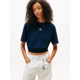 Tommy Jeans Damen Kurzarmshirt &raquo;TJW BXY BADGE TEE EXT&laquo; im Boxy Fit M (38)