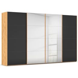Rauch Schwebet&uuml;renschrank &raquo;Kleiderschrank Schrank Garderobe Schlafzimmerschrank SCALE-FYRA&laquo; edle viergeteilte T&uuml;ren Spiegel/Glas-Mix viele Farben MADE
