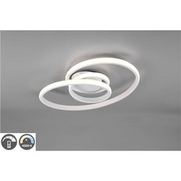 REALITY LEUCHTEN LED Deckenleuchte &raquo;SANSA&laquo; LED-Modul 1 Stk. Neutralwei&szlig; &uuml;ber Wandschalter dimmbar, 3000K, 2050 Lm wei&szlig; 1, H: 17cm, 1 Stk.