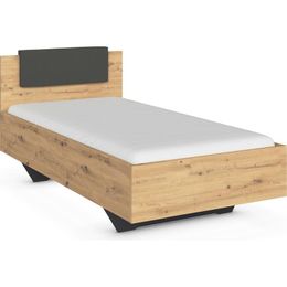Rauch Bett &raquo;Einzelbett Komfortbett Schlafzimmer f&uuml;r kleine R&auml;ume MAIKA&laquo; Liegefl&auml;che: 100x200 cm, Bettseitenh&ouml;he 47 cm, schwebende Optik mit 