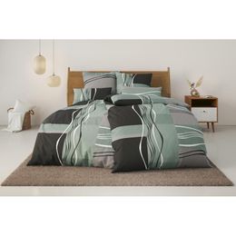 OTTO home Bettw&auml;sche &raquo;Kelian&laquo; 3 Stk. in verschiedenen Qualit&auml;ten, gemusterte Bettw&auml;sche Linon, Obermaterial: 100% Baumwolle B/L: 200cm x 200cm, 1 Stk.