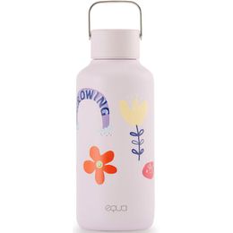 Equa Trinkflasche &raquo;Timeless FLWR 600 ml&laquo; Edelstahl bunt Edelstahl 600ml