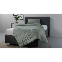OTTO home Microfaserbettdecke + Microfaserkissen &raquo;Clarra Spar Set, Decke + Kissen 135x200, 155x200 cm & weitere Gr&ouml;&szlig;en&laquo; Set mit Kissen 40x80 cm, 80x80