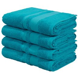 OTTO home Duscht&uuml;cher &raquo;Vanessa, 4 Duscht&uuml;cher, 70x140cm, in Standard- und Premium-Qualit&auml;t&laquo; Handt&uuml;cher mit Bord&uuml;re, 100% Baumwolle, einfarbig, weich 