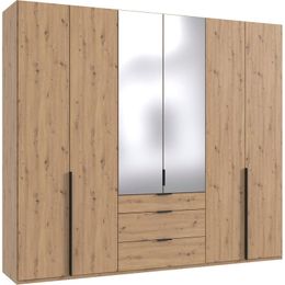 wimex Dreht&uuml;renschrank &raquo;Mugano&laquo; mit langen oder kurzen Griffen aus Metall, in vielen Breiten, 208 oder 236 cm hoch, Made in Germany Holzwerkstoff Artisan-