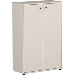 FORTE Kommode &raquo;Tempra, Kommode, 2 T&uuml;ren, viel Stauraum, H&ouml;he 111,1 cm&laquo; Breite 73,7 cm B/H/T: 73,7cm x 111,1cm x 34,8cm, 2 Stk.