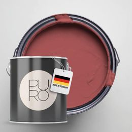 A.S. Cr&eacute;ation Wandfarbe &raquo;Premium Innenwandfarbe PURO Tuchmatt varied red&laquo; ideal f&uuml;r Wohnzimmer, Schlafzimmer, Flur und K&uuml;che, Farbwelt Rot 5 l 5ml