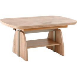 Hela Couchtisch &raquo;Fabian&laquo; mit Funktion, ausziehbar und h&ouml;henverstellbar braun B/H/T: 157cm x 69cm x 67cm