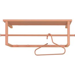 SPINDER DESIGN Garderobenleiste Metall, Trendfarbe, Breite 76 cm rosa Metall B/H/T: 76cm x 26cm x 34cm