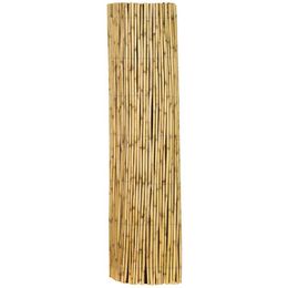 Windhager Balkonsichtschutz &raquo;Taipei f&uuml;r Garten, Balkon und Terrasse, 3 x 1,8 m&laquo; Sichtschutzzaun aus Bambusvollrohr, Blickschutz beige Bambus 300cm