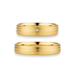 Phoenix Ph&ouml;nix Unisex Trauring &raquo;Schmuck Geschenk Gold 333 Trauring Ehering LIEBE versch. Varianten&laquo; Made in Germany, wahlweise mit oder ohne Brillant gold 63,