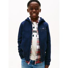 Tommy Hilfiger Jungen Sweatjacke Regular fit, f&uuml;r Kinder bis 16 Jahre blau 3 (98)