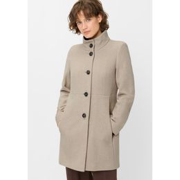 Fuchs & Schmitt Fuchs Schmitt Damen Kurzmantel aus einer Wollmischung, Stehkragen beige 44